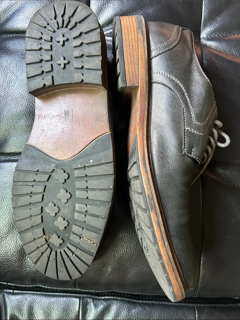 Perry Ellis | Shoes | Perry Ellis Mens Dark Gray Laceup Oxfords With ...